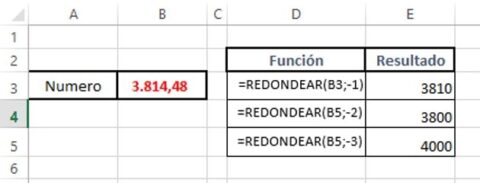 Cómo Redondear en Excel: 3 Ejemplos Resueltos